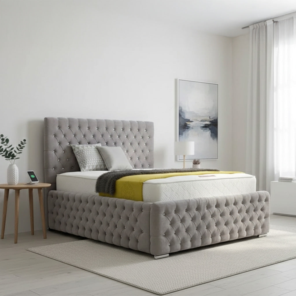 Maya Luxury Chesterfield Bed – AQ Beds